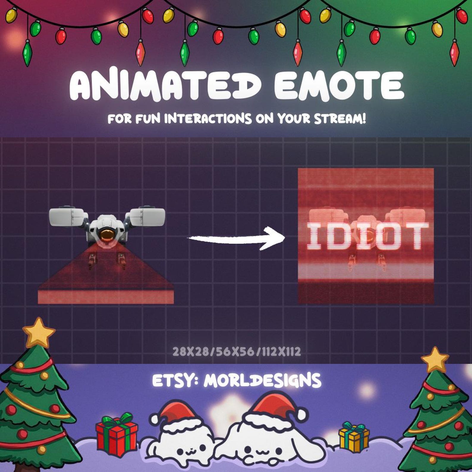 Animated ARC Raiders DRONE - IDIOT Emote: Twitch, Discord, Youtube ...