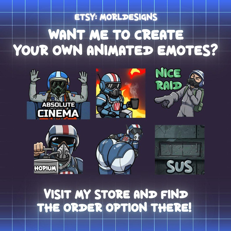 ARC Raiders - Animated Emotes Pack. Part 4. Twitch, Discord, Youtube ...
