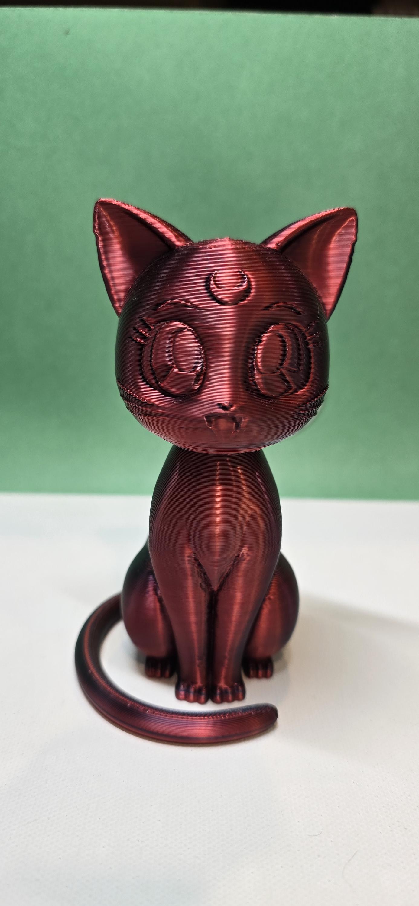 Sailor Moon Guardian Cat Luna Desk/shelf Charm Large/tall - Etsy