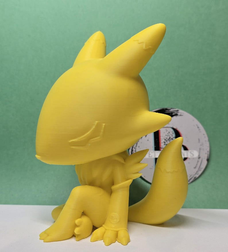 Digimon Digital Monster Renamon Desk/shelf Charm - Etsy