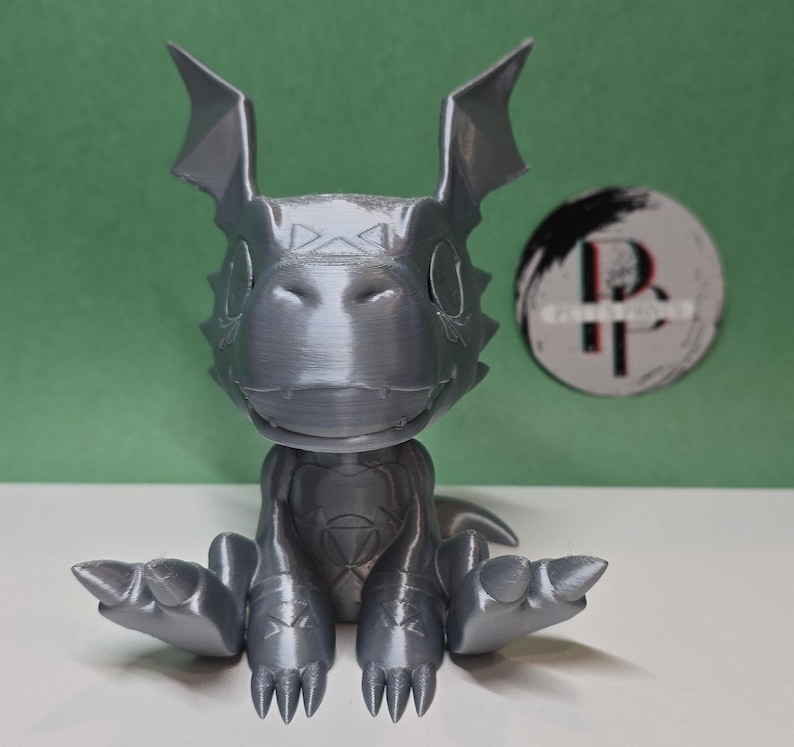Digimon Digital Monster Guilmon Desk/shelf Charm - Etsy