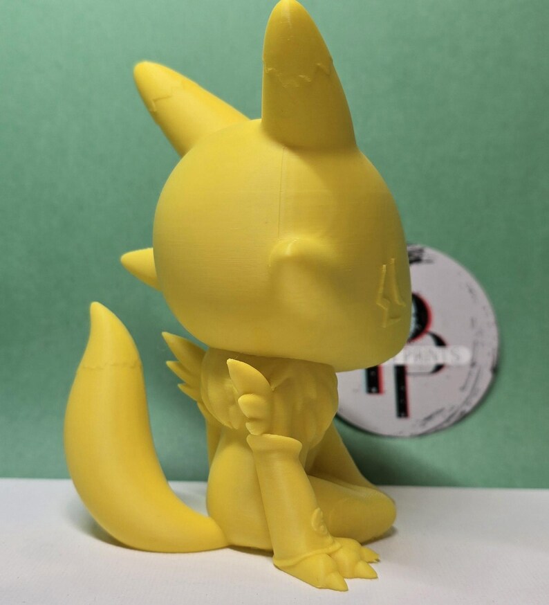 Digimon Digital Monster Renamon Desk/shelf Charm - Etsy