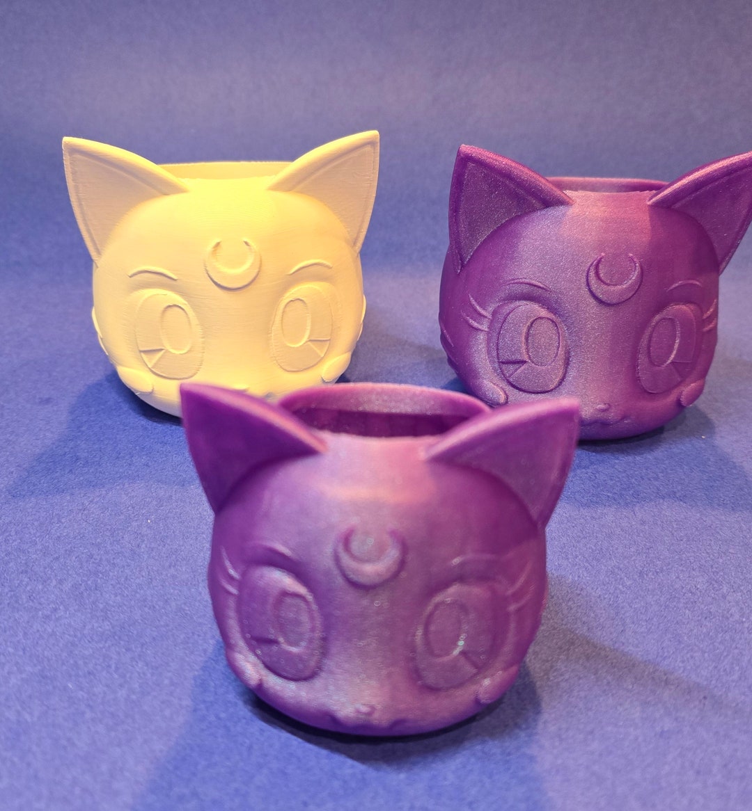Sailor Moon Guardian Cats: Luna, Artemis, Diana Storage/organization ...