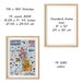 Great Britain UK Map Modern Cross Stitch Pattern Pdf UK Map for Kids ...