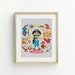 Jasmine Princes Modern Cross Stitch Pattern Pdf #148 Cross Stitch for ...