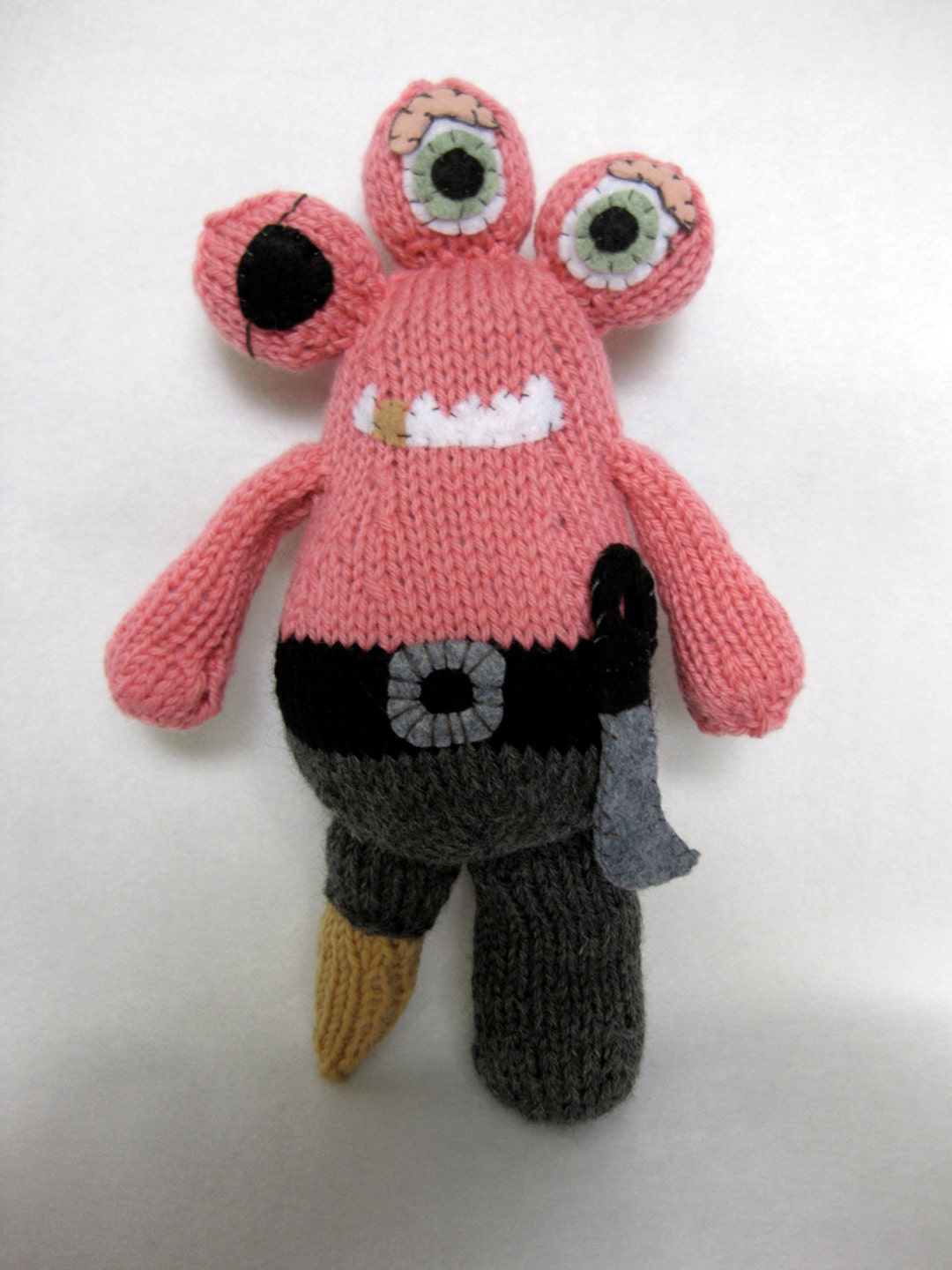 Peg the Pirate Knitting Pattern - Etsy