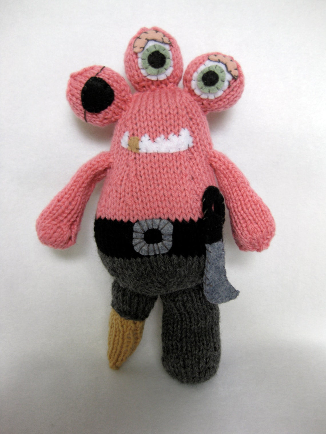 Peg the Pirate Knitting Pattern - Etsy
