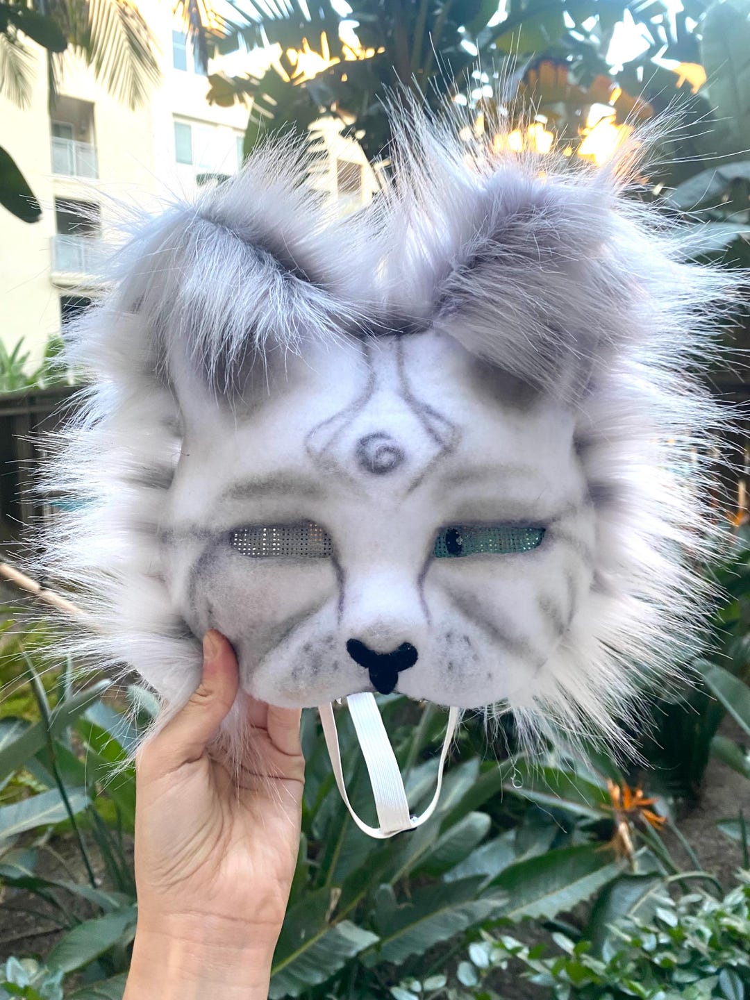 Grey Therian Cat Mask (HQ) - Etsy