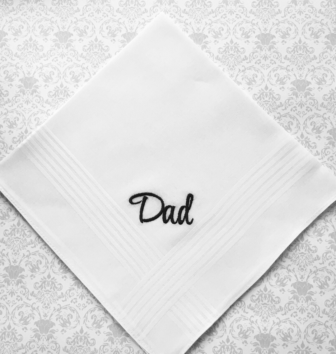 PERSONALIZED EMBROIDERED Mens Handkerchief With Name/phrase - Etsy