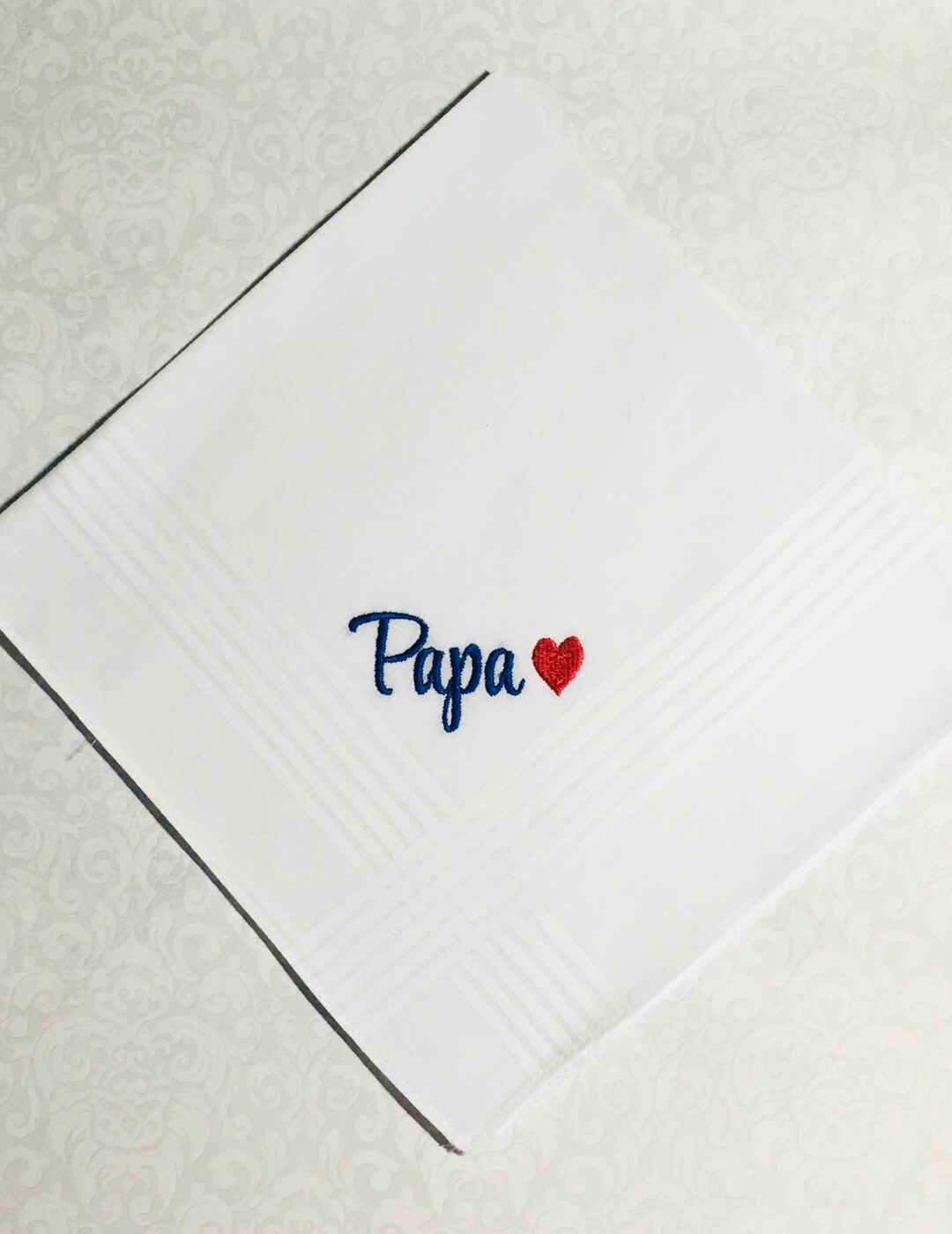 PERSONALIZED EMBROIDERED Mens Handkerchief With Name/phrase - Etsy