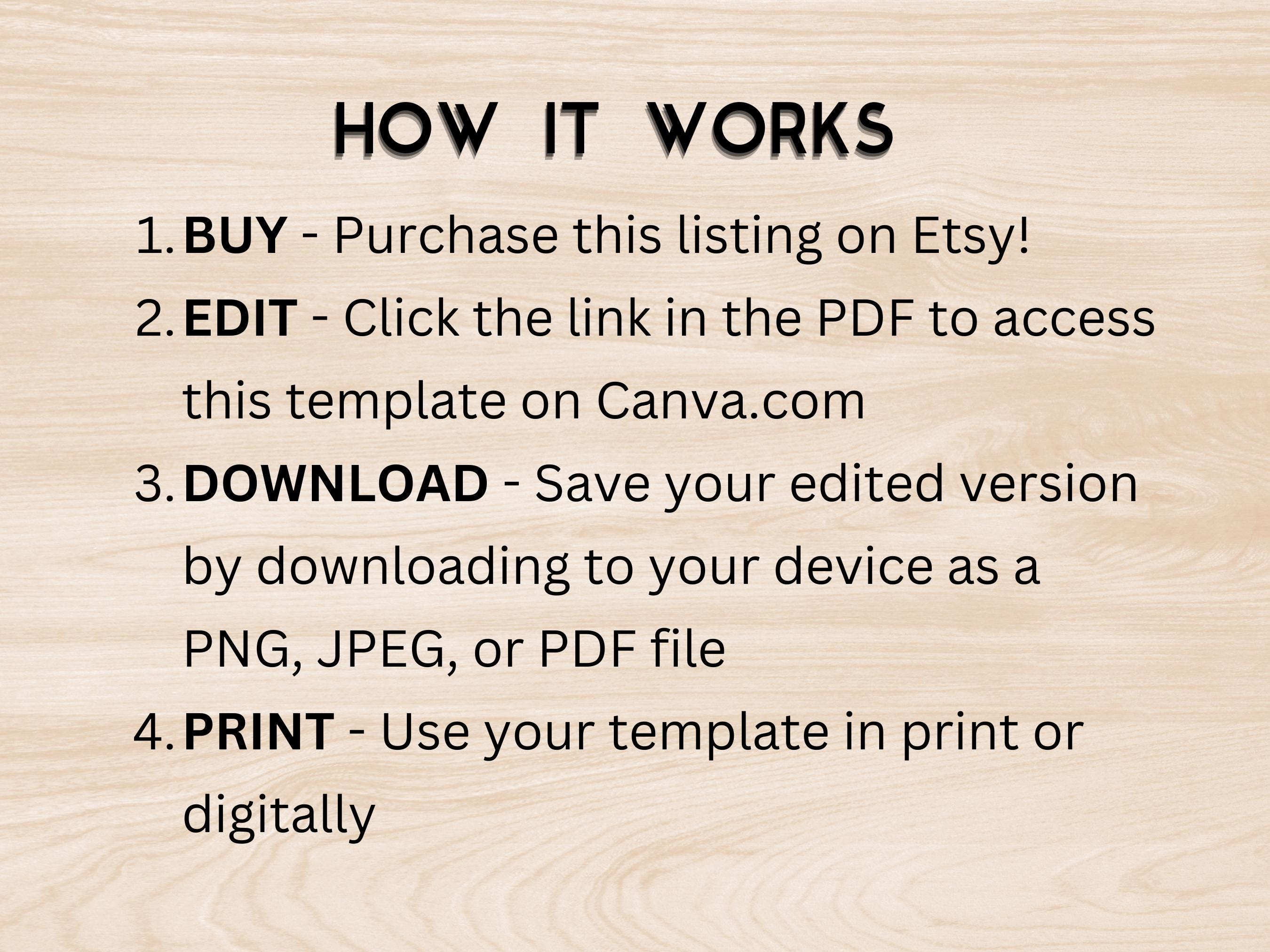 Business Invoice Template for Professional Bookkeeping Instant Download Editable Receipt for ...