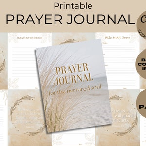 Bible Study Journal Printable Worship Notebook Prayer Daily Devotional ...