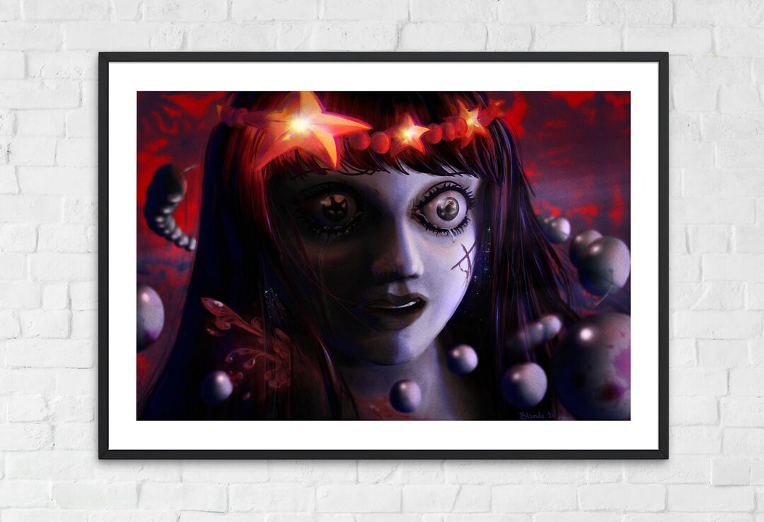 Remina | Junji Ito | Hellstar Remina | Fan Art | Home Decor | Wall Decor | Digital Print File - Etsy