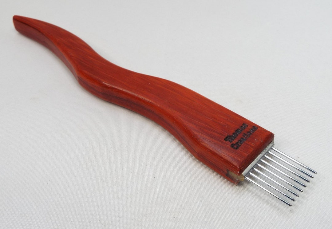 Travel Weaving Beater, Paduk, Mini Travel Weaving Beater, Tapestry ...