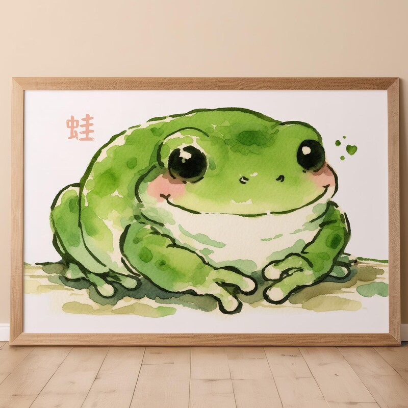 Tree Frog Painting - Etsy