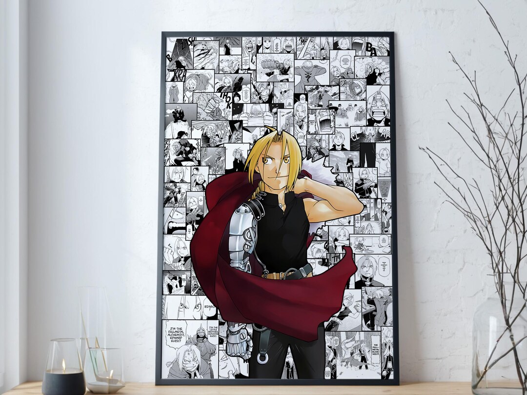 FMA Canvas Poster, Anime Canvas Poster, Edward, - Etsy