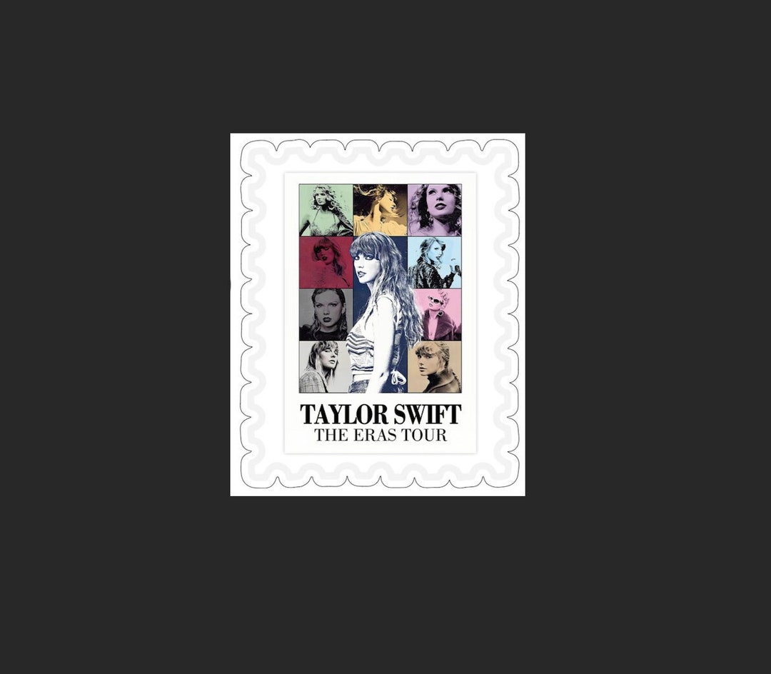 Taylor Swift the Eras Tour Stamp Sticker - Etsy