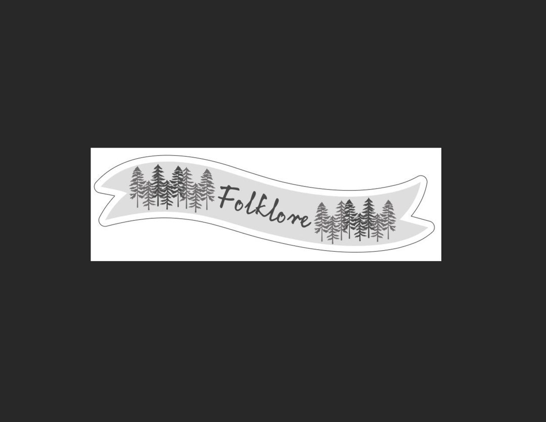 Taylor Swift Folklore Banner Sticker - Etsy