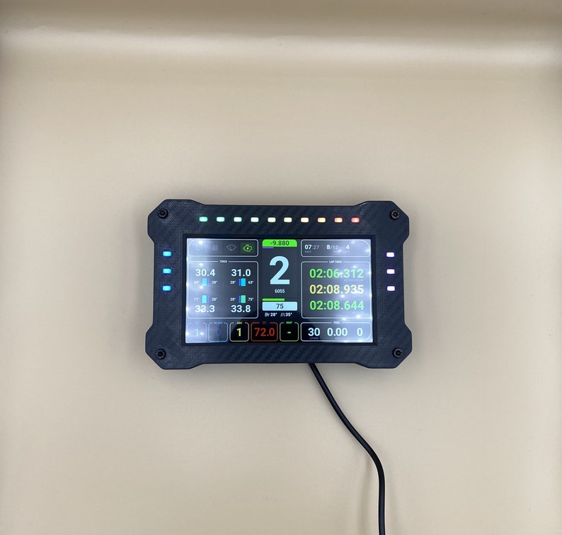 Dashboard 5 16 Leds Simracing Compatible With Simhub for Fanatec Podium ...