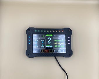 4in DDU Speed | Mini Sim Racing Dashboard Display With Mount Options - Etsy