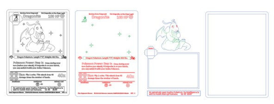 SVG Pokemon Dragonite Cut File - Etsy