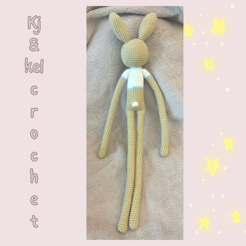Bunny Long Legs - Crochet Plushie - Amigurumi - Stuffed Animal - Etsy