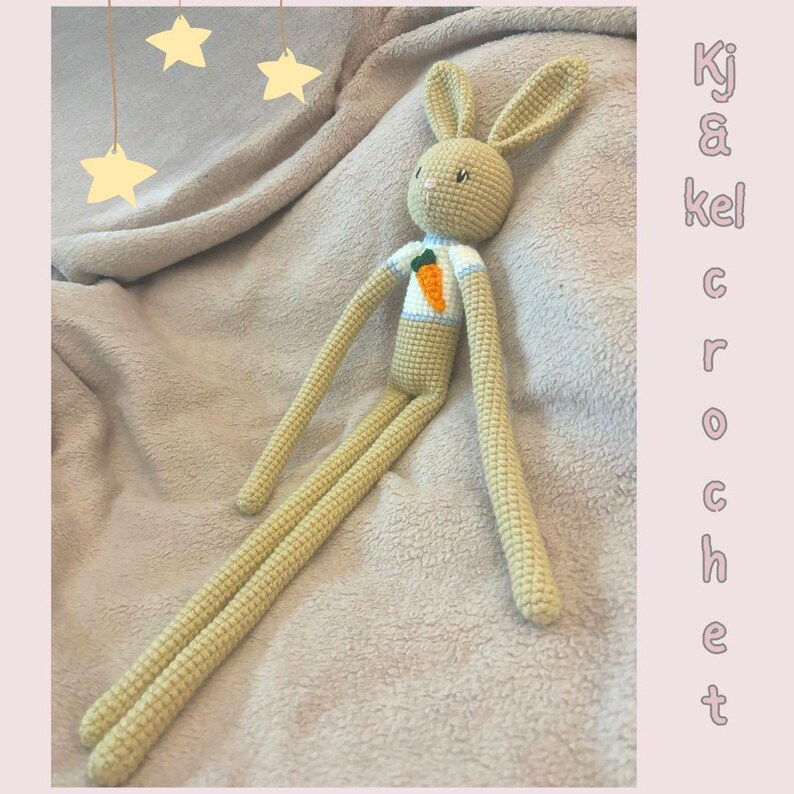 Bunny Long Legs - Crochet Plushie - Amigurumi - Stuffed Animal - Etsy