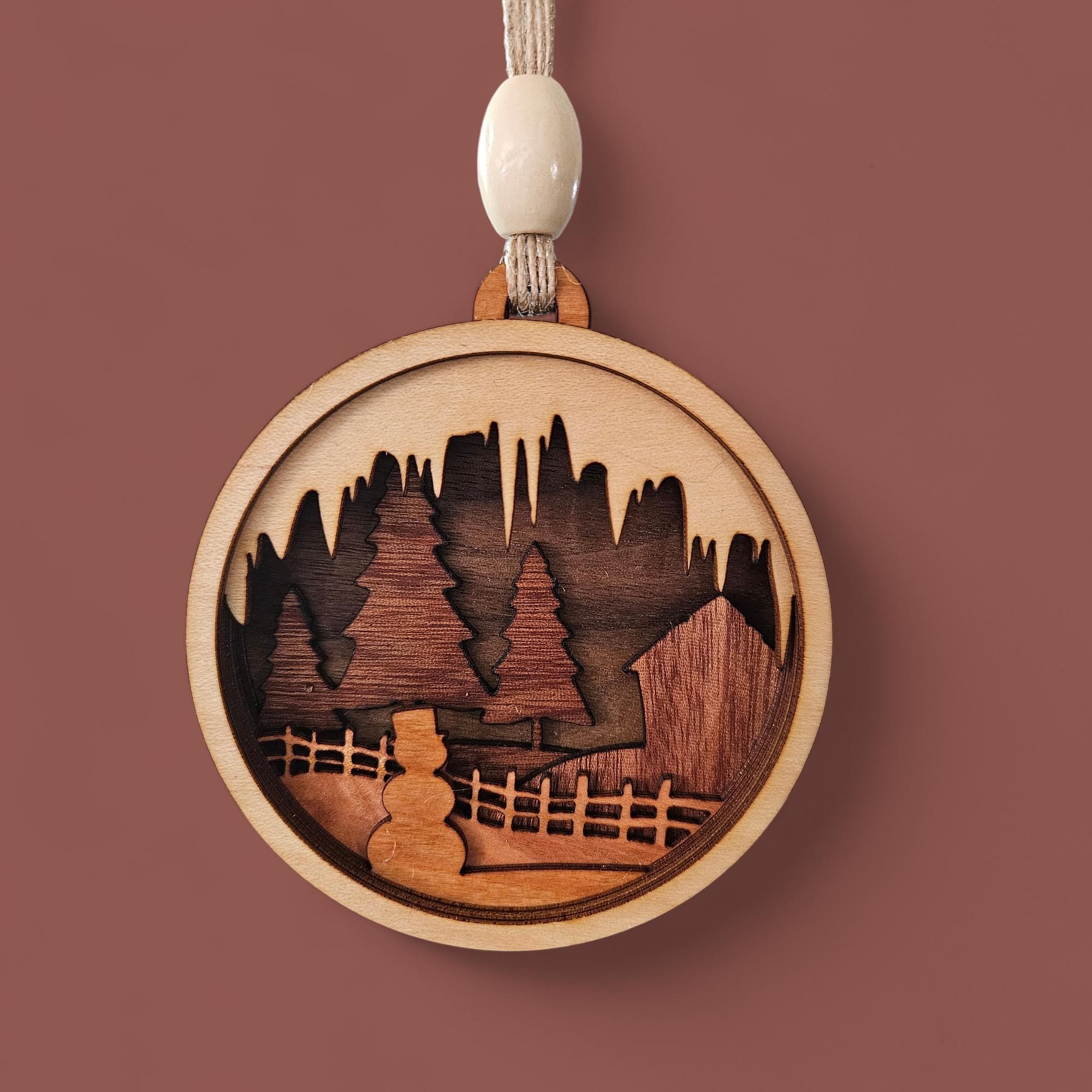 Layered Scene Ornaments - Mix and Match - SVG Laser File - Etsy