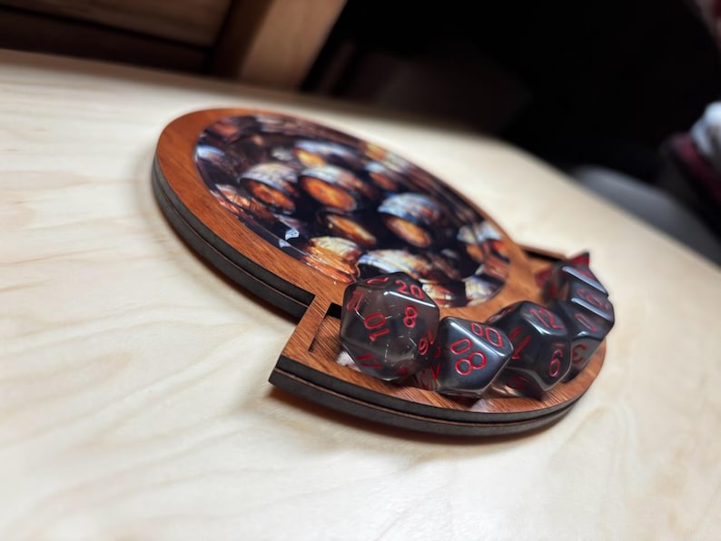 D20 Dice Holder Acrylic Top Coaster - SVG Laser File - Etsy