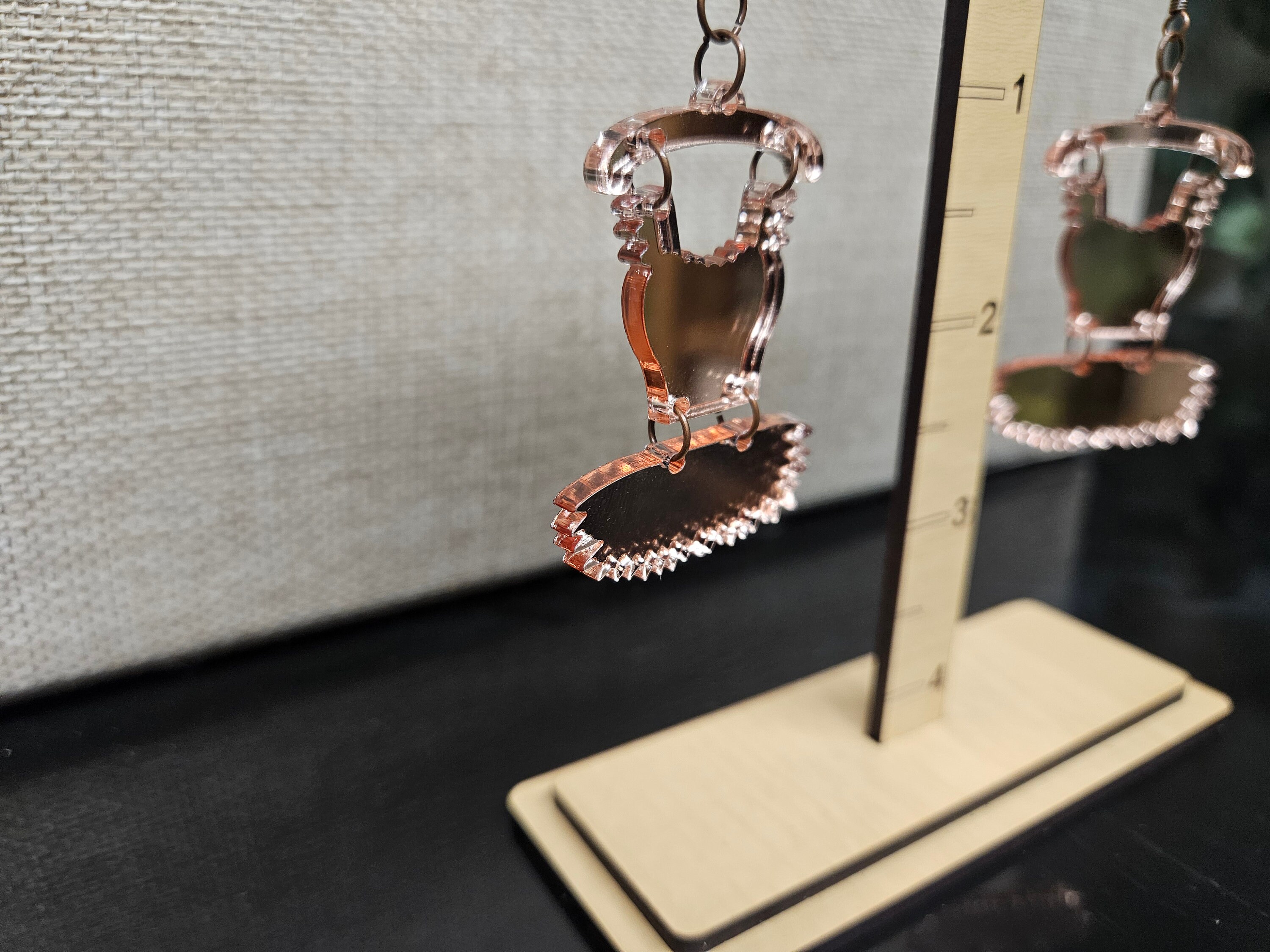 Ballerina Dangle Earrings SVG - Etsy