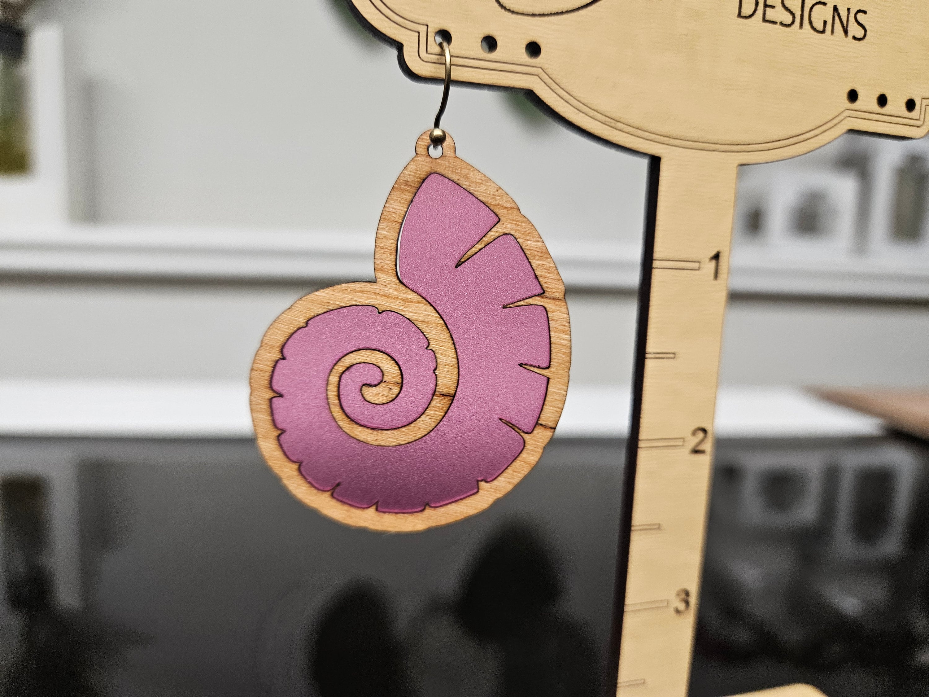 Beachy Sea Shells Inlaid Earrings - SVG - Etsy