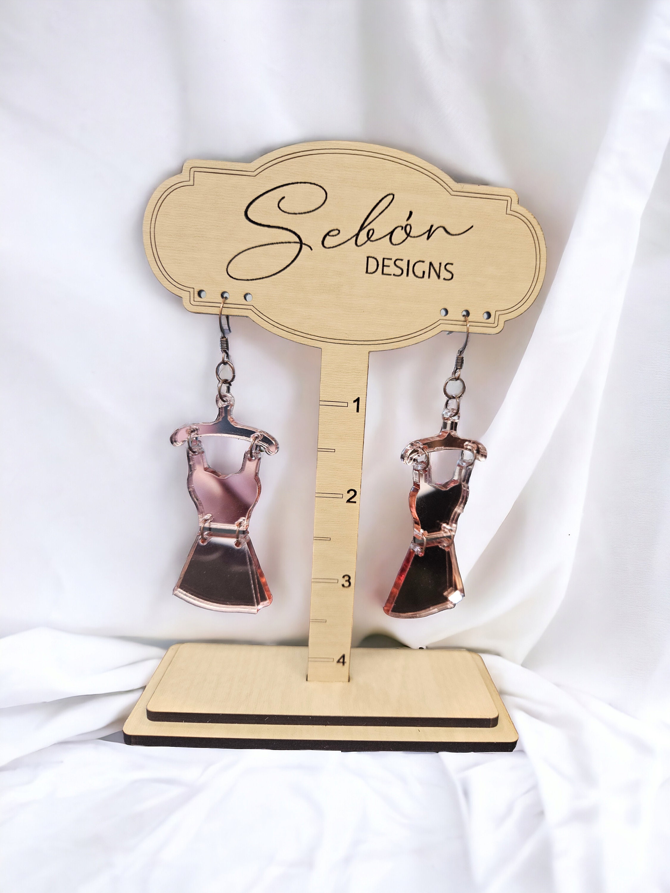 Ballerina Dangle Earrings SVG - Etsy