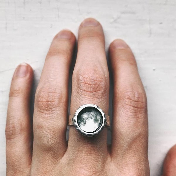 Moon Ring - Etsy