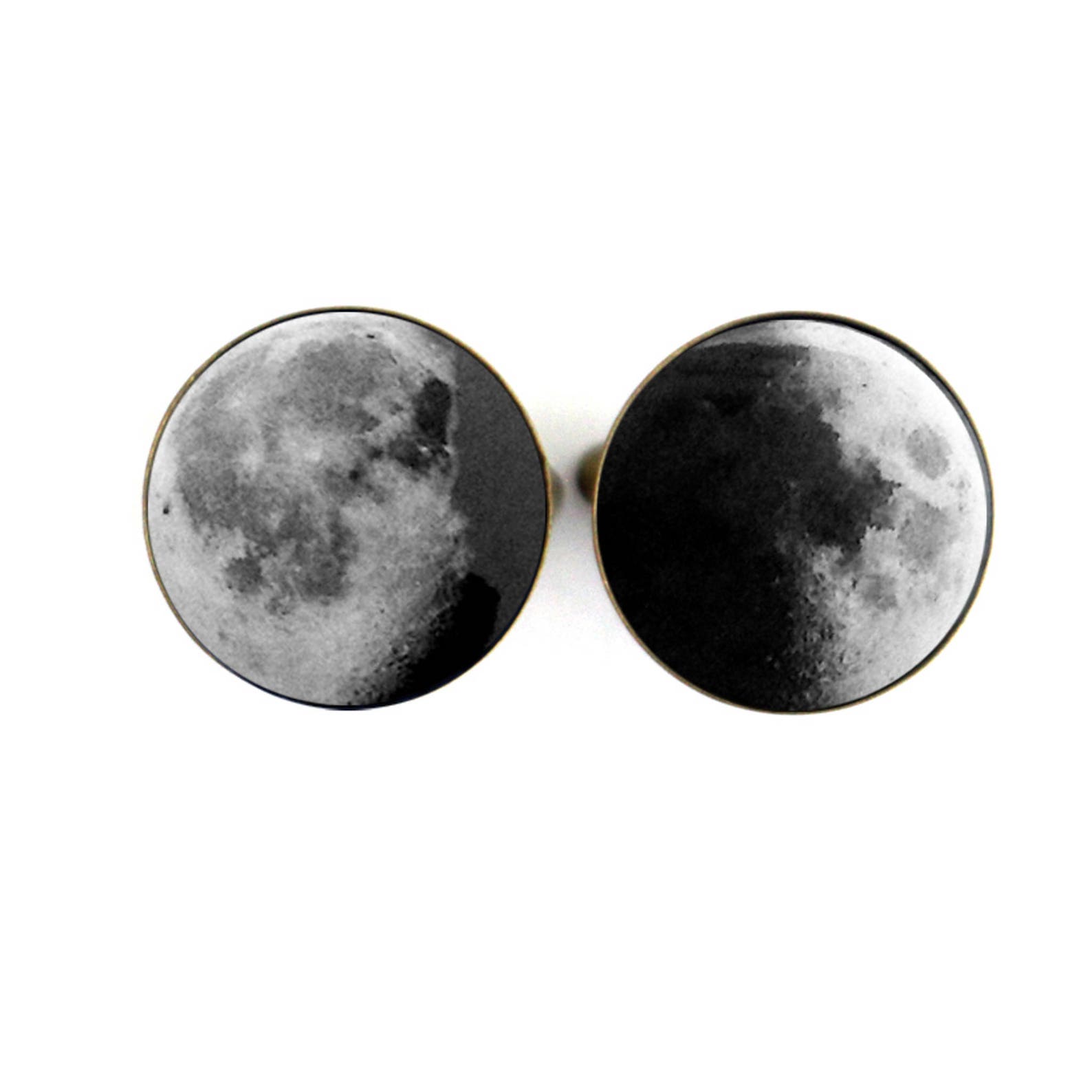 My Moon Cufflinks Custom Lunar Phase Cuff Links How the - Etsy