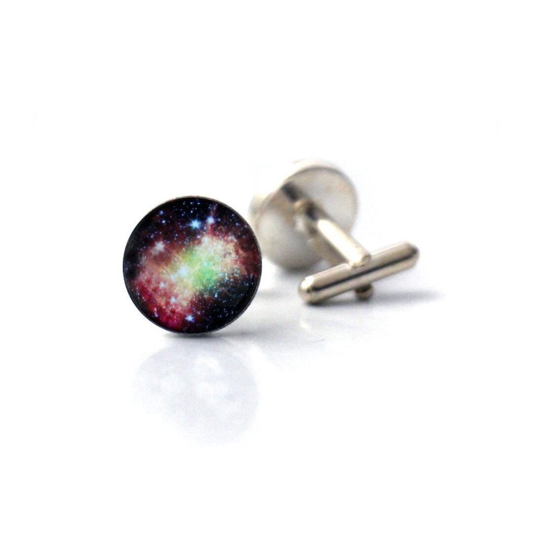 Dumbell Nebula Cuff Links - Galaxy Accessories - Gifts for Men Space ...