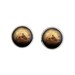 Mars Earrings - Tiny Silver Petite Solar System Planet Studs- Galaxy ...