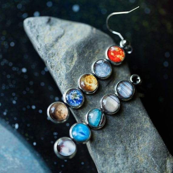 Solar System Earrings Etsy