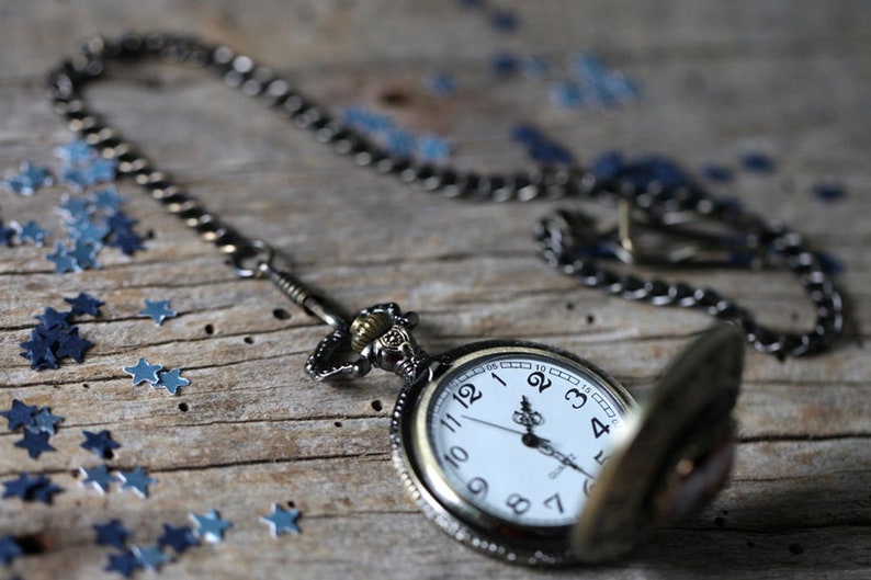 Custom Moon Phase Pocket Watch Anniversary or Birthday Gift | Etsy