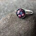 Cat Paw Bear Paw Nebula Sterling Silver Stacking Ring Galaxy - Etsy