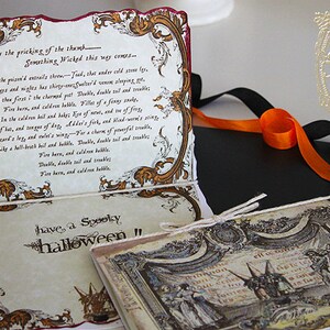 Halloween Three Little Witches Celebrate All Hallows Eve Four Card Set ...