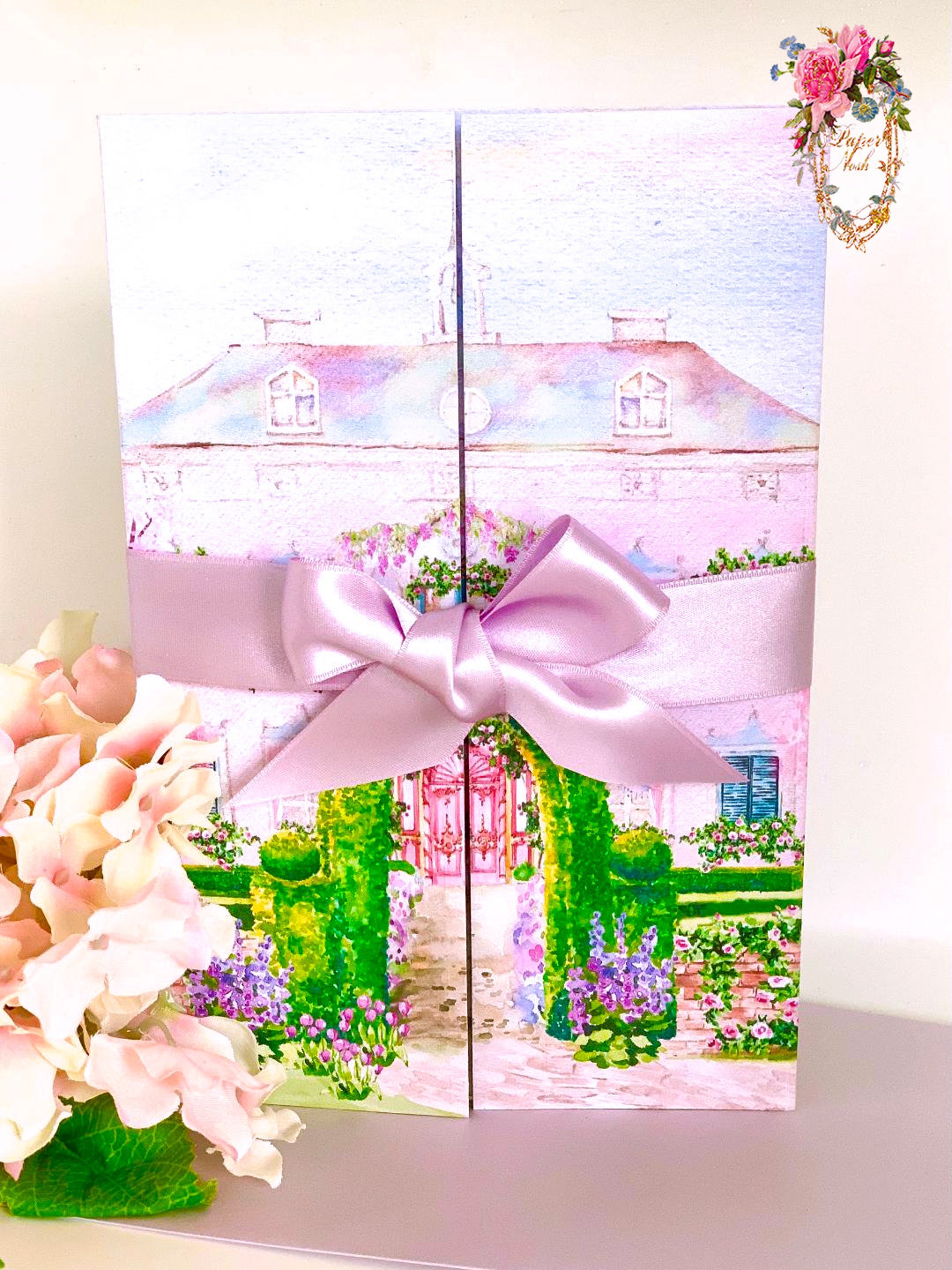 Bridgerton Inspired Jane Austen Regency Diorama Gatefold With Lilac ...