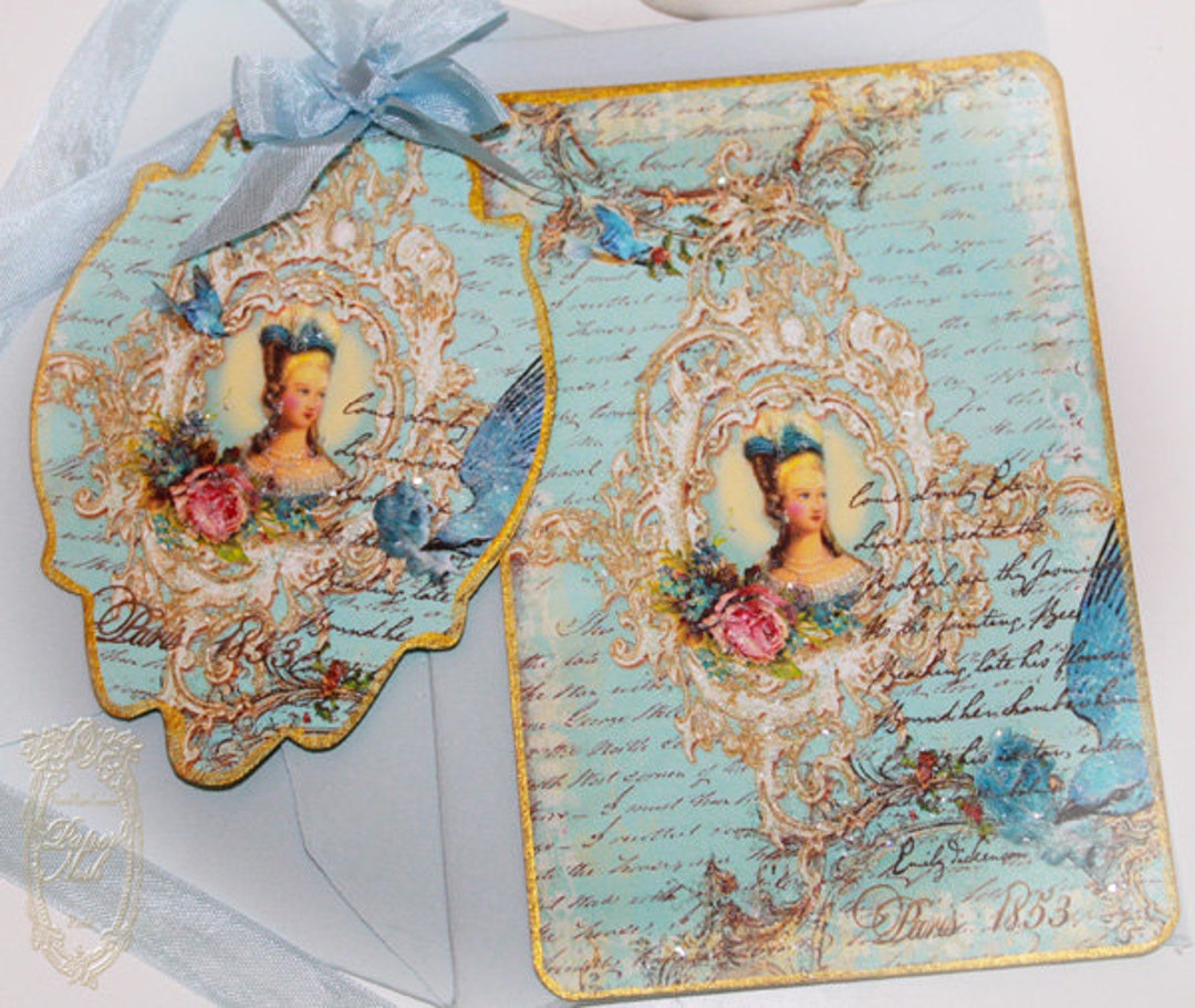 Inkheart Romantique Come Softly Eden Set of Six Double Sided or Folding ...