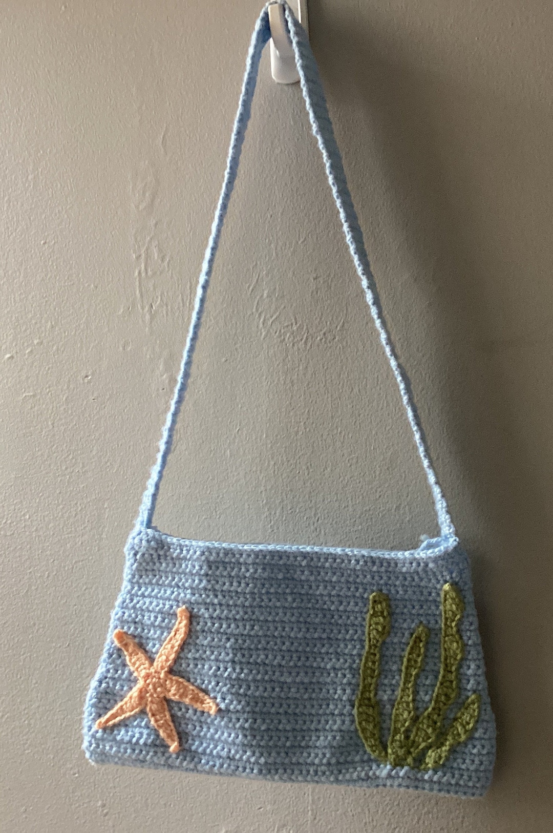 Cute Crochet Ocean Bag - Etsy