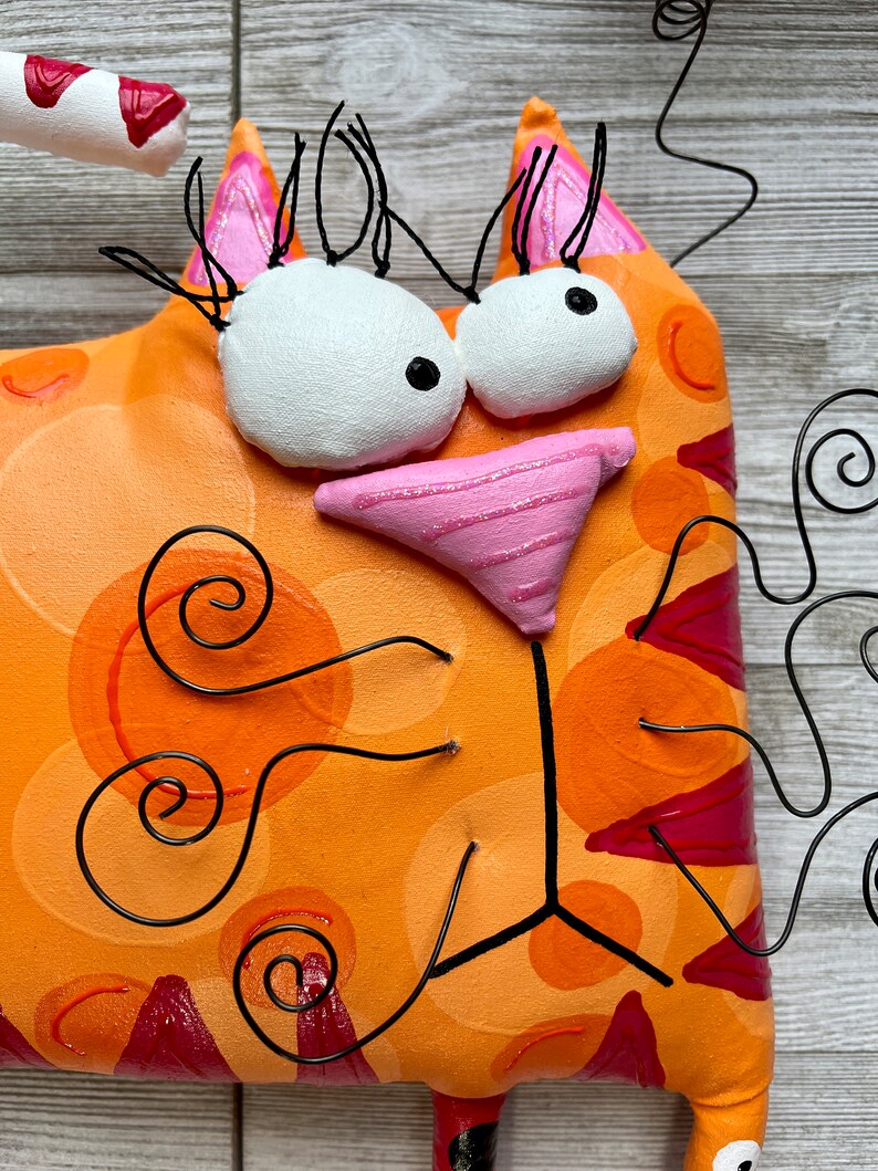 Butt Uglee Cat Named Murphy With Mouse Named Toast Whimsical - Etsy