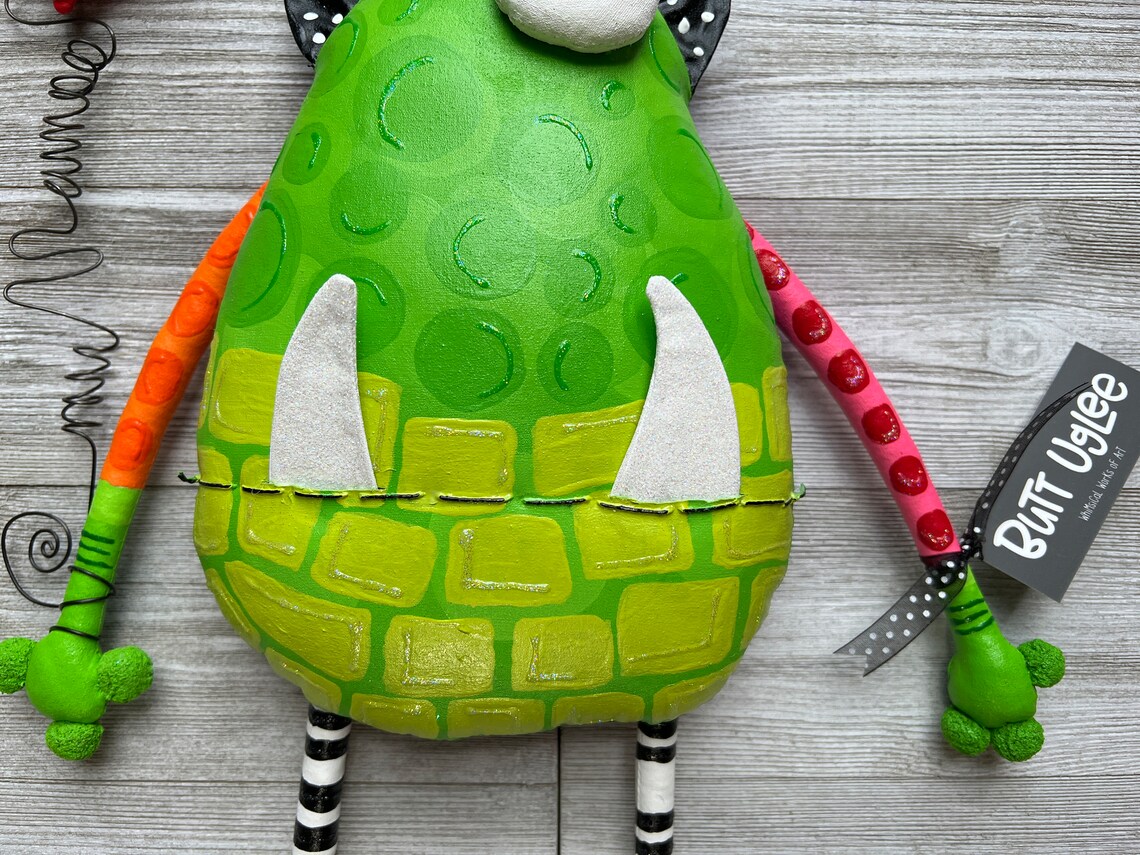 Butt Uglee Monster Named Patrick Whimsical Dimensional Wall - Etsy