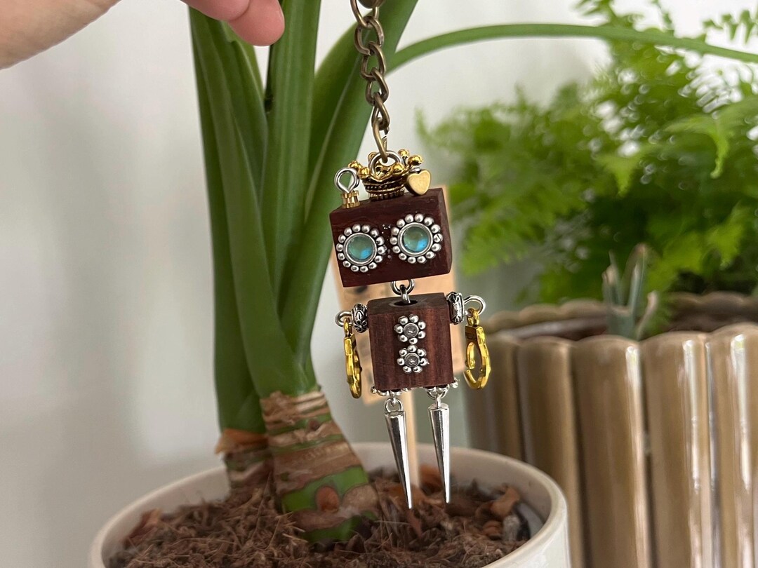 Handmade Steampunk Miniature Robot -‘ballet’ Keychain/car Decoration ...