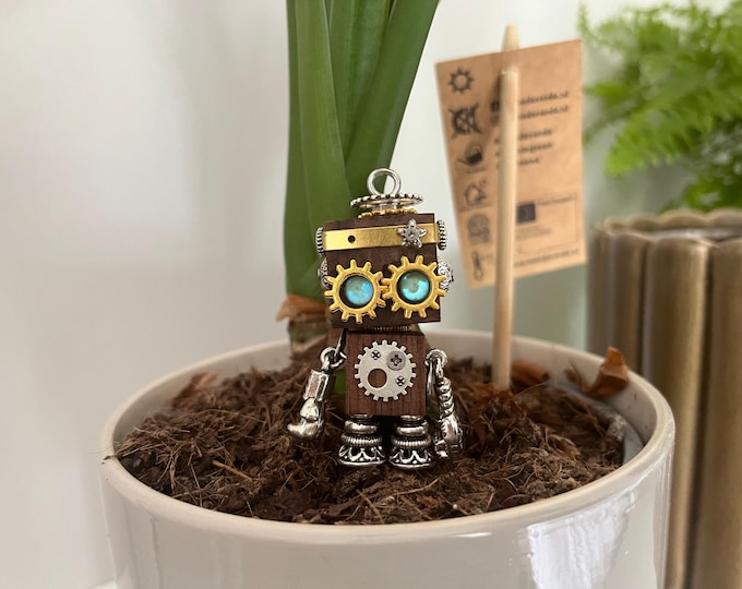 Handmade Steampunk Robot Keychain-‘boxer ’keychain/car Decoration/gifts ...