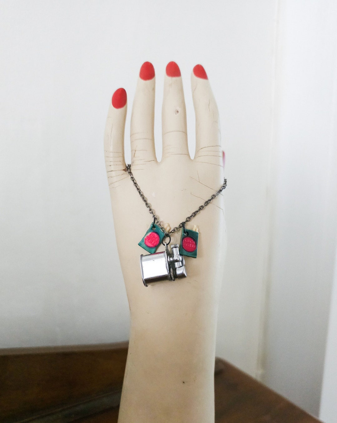 Rare 1930s Lighter Charm Bracelet With Celluloid Cigarette Charms - Etsy