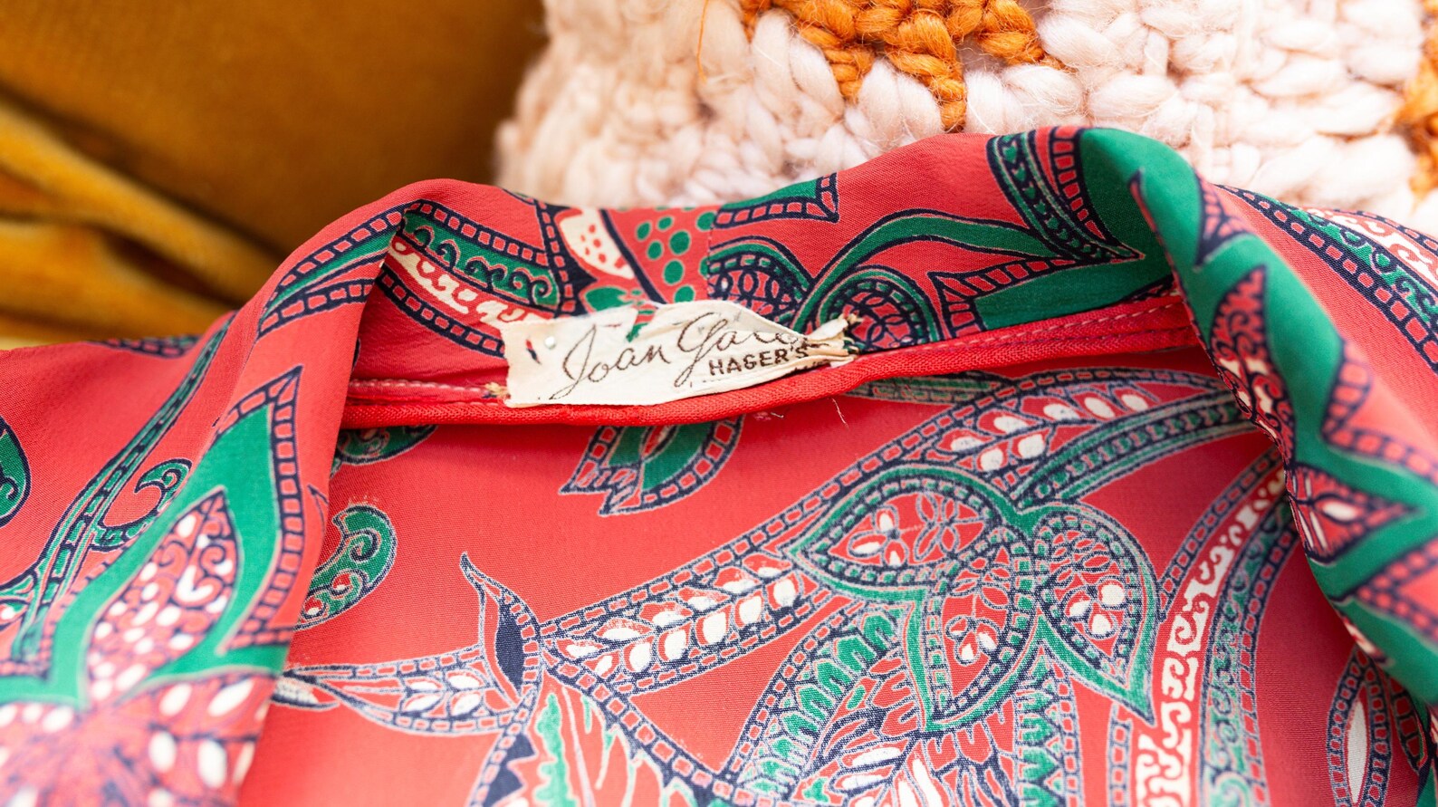 1930s Red and Green Cold Rayon Dress - Etsy