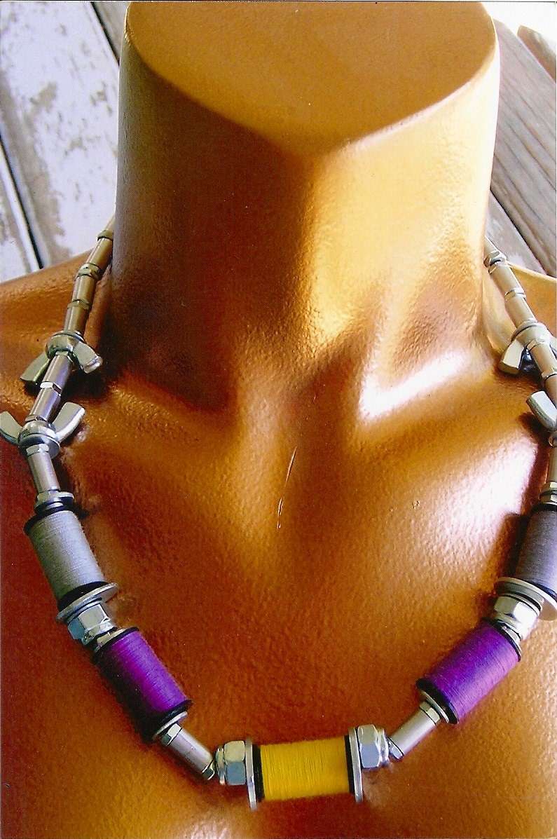 Statement Hardware Necklace - Etsy